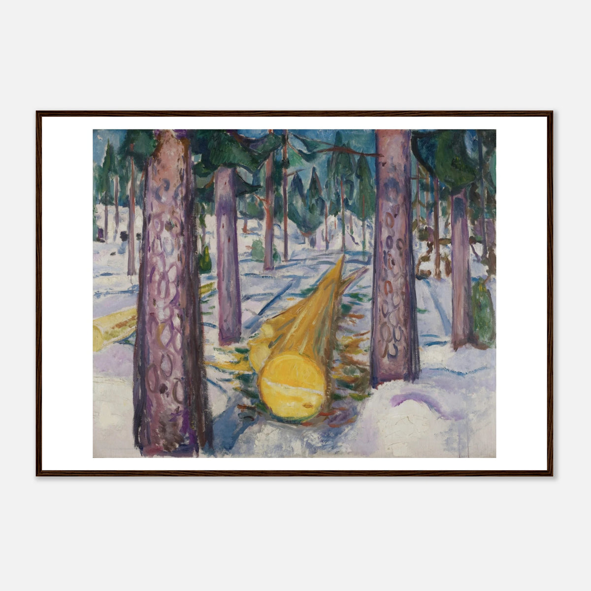 Edvard Munch Custom Art Print - "The Yellow Log" – MUNCH Global Shop