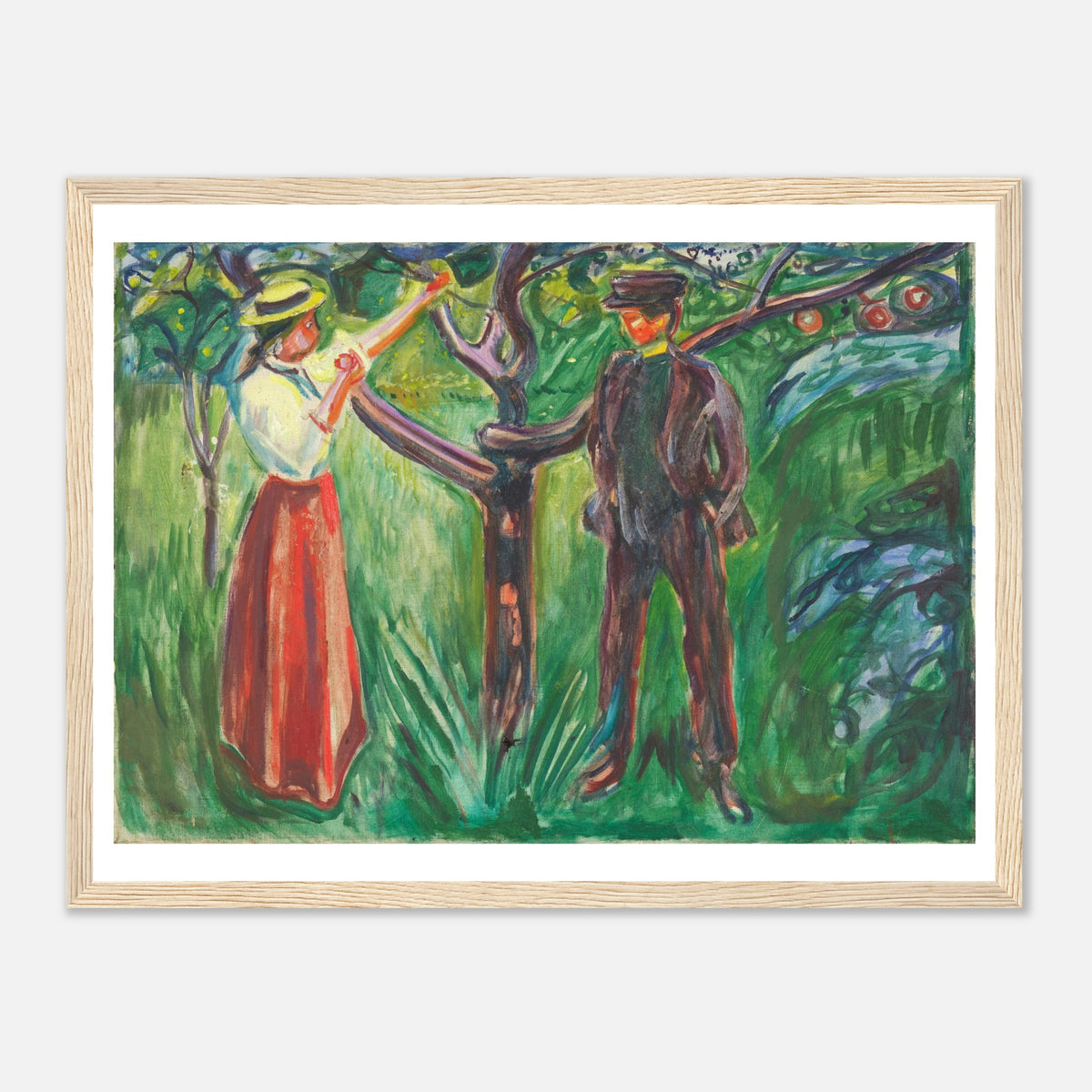 Edvard Munch Custom Art Print - "Adam and Eve" – MUNCH Global Shop